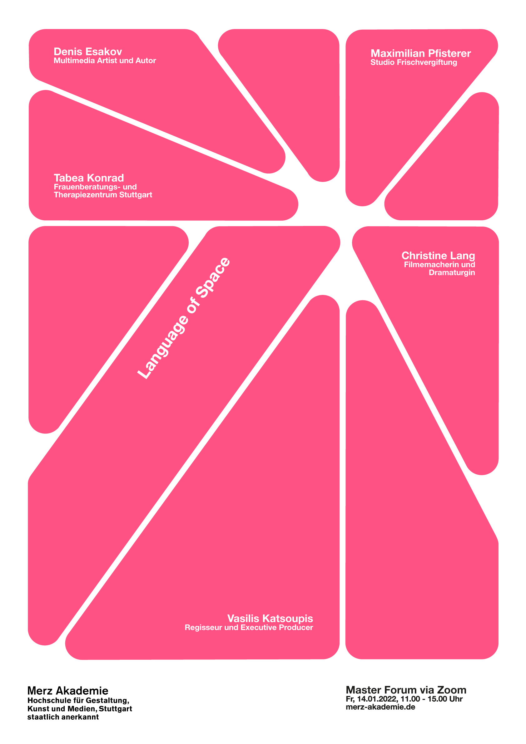 Heute, ab 11 Uhr! Master-Forum: Language of Space (Online) – Merz Akademie