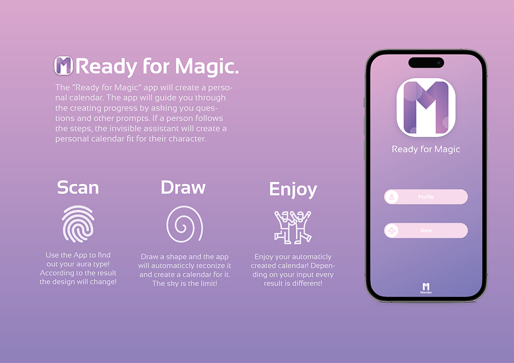 Gestaltungskurs Interface Design: Magic Calendars – Merz Akademie